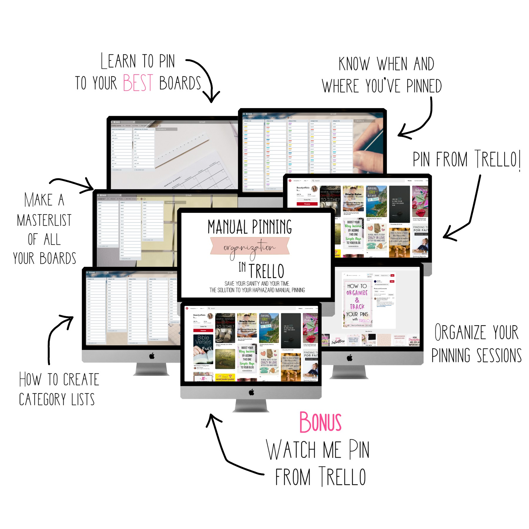 Manual Pinning Organization In Trello | courses.momminfromscratch.com